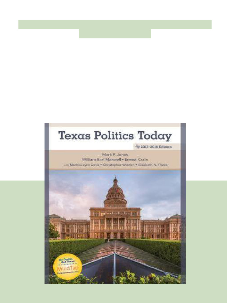Texas Politics Today 2017-2018 Edition Mark P. Jones Full | PDF ...