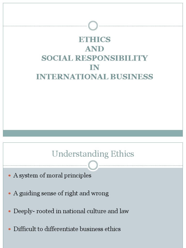 IB Ethics&CSR April 17 2012 | PDF