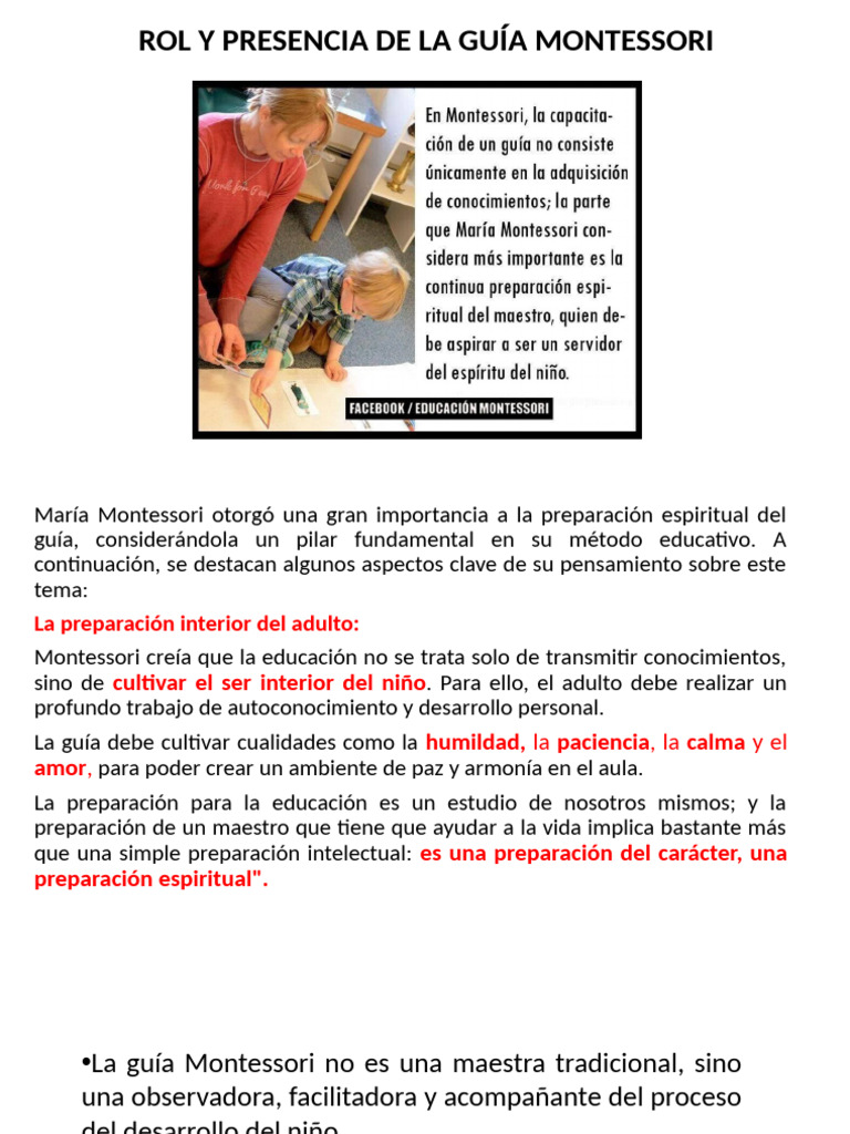 Presentaciones Preliminares | PDF | Educación Montessori