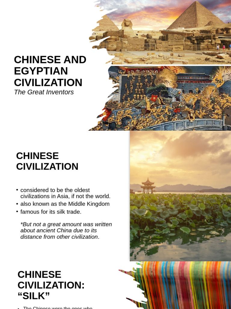 Innovations of Chinese and Egyptian Civilizations | PDF | Ancient Egypt ...
