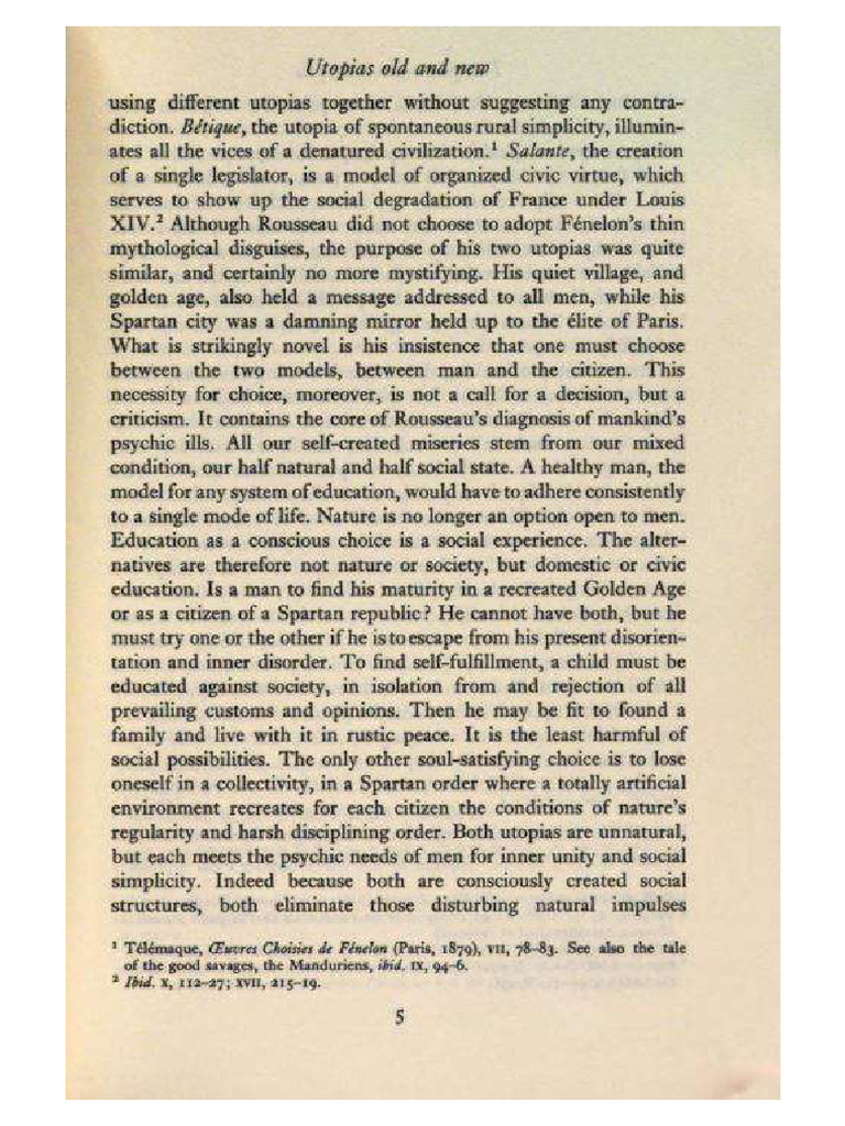 Rousseau: Men and Citizens | PDF