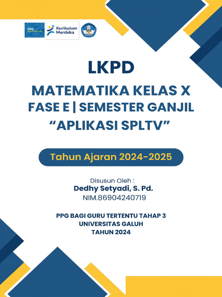 LKPD APLIKASI SPLTV | PDF