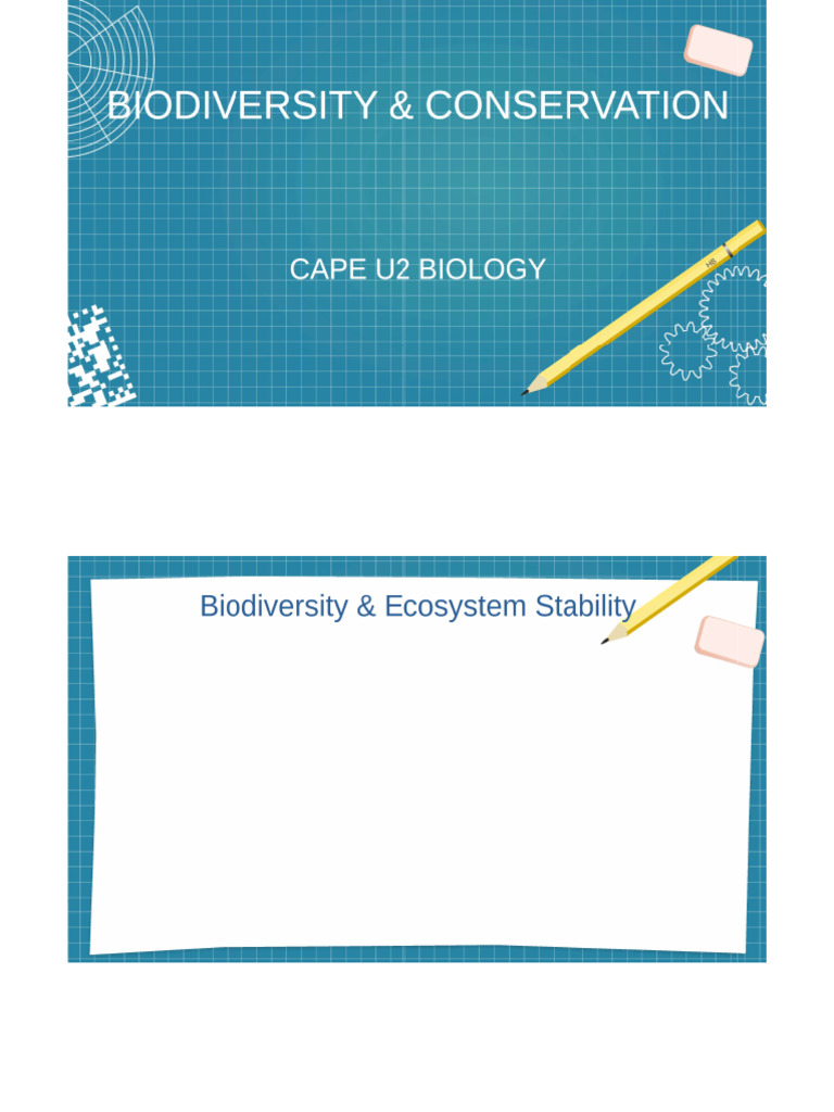 1 - Biodiversity & Conservation | PDF