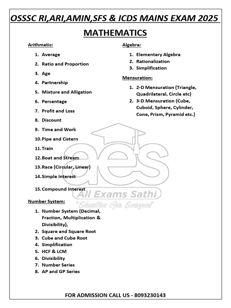 Osssc Ri Ari Syllabus PDF | PDF | Linguistics | Syntax