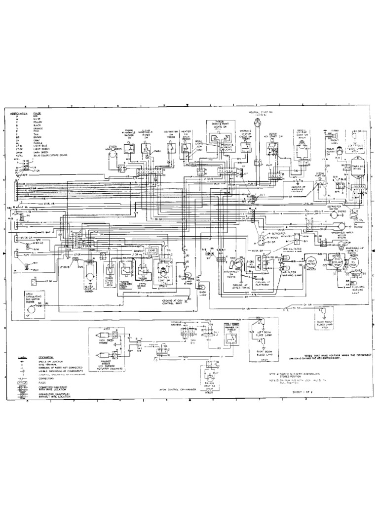215c and 219 Excavator Electrical System Schematic | PDF