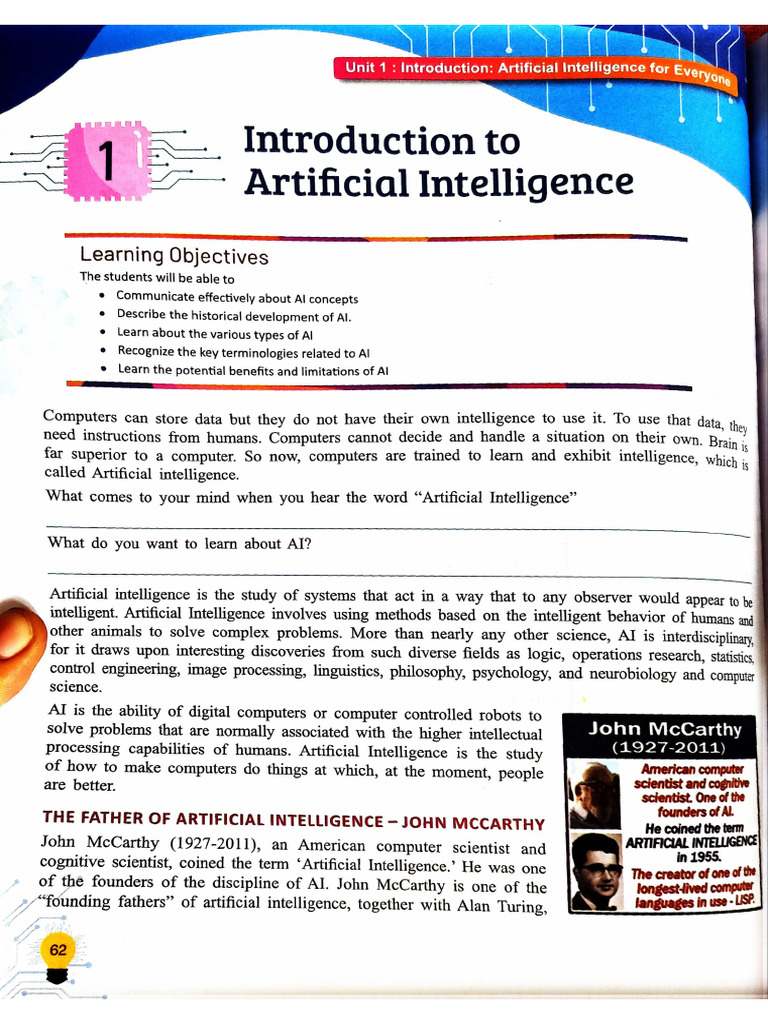 Introduction To Ai | PDF