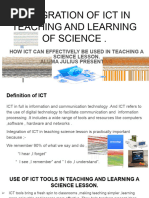 ICT Integration Lesson Plan Template | PDF