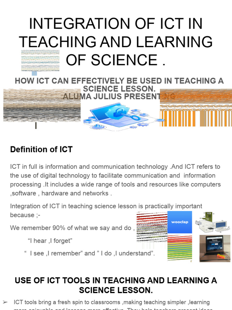 Effective Use of Ict in Science Lesson. | PDF | Educational Technology | Computing