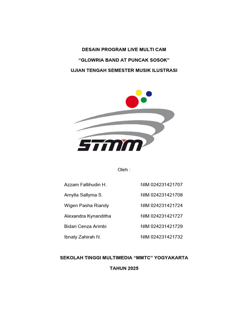 Desain Program Live Multi Cam | PDF