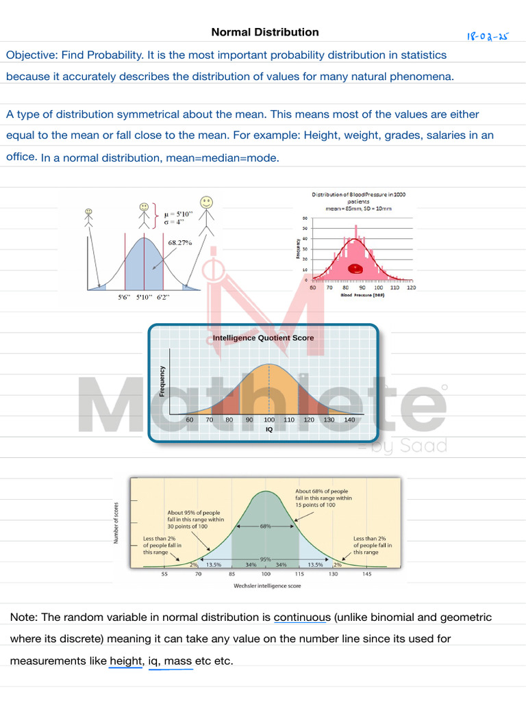 Normal Distribution | PDF | Probability Distribution | Normal Distribution
