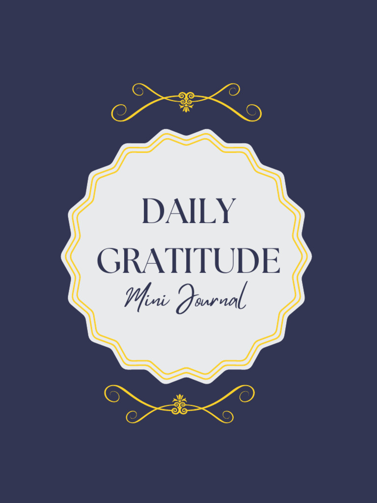 Mini Gratitude Journal Plrfinders | PDF
