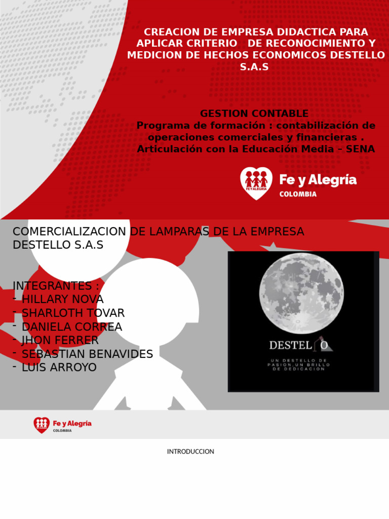 Creación de Empresa Didáctica Destello S.A.S | PDF