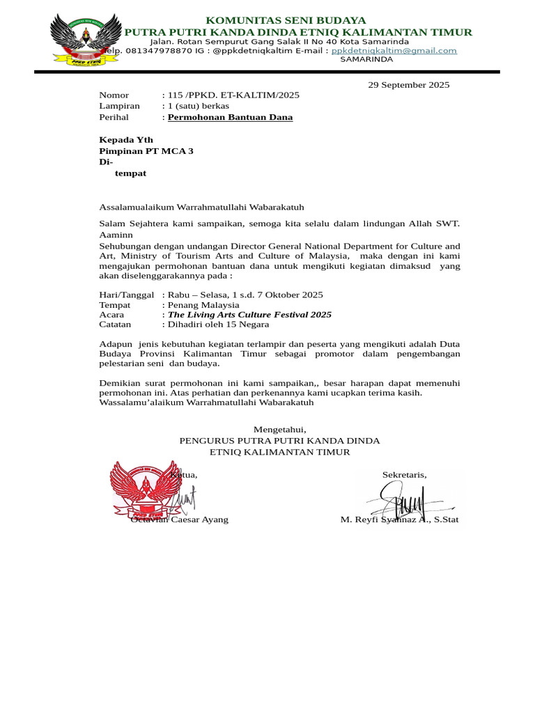 Surat Permohonan | PDF