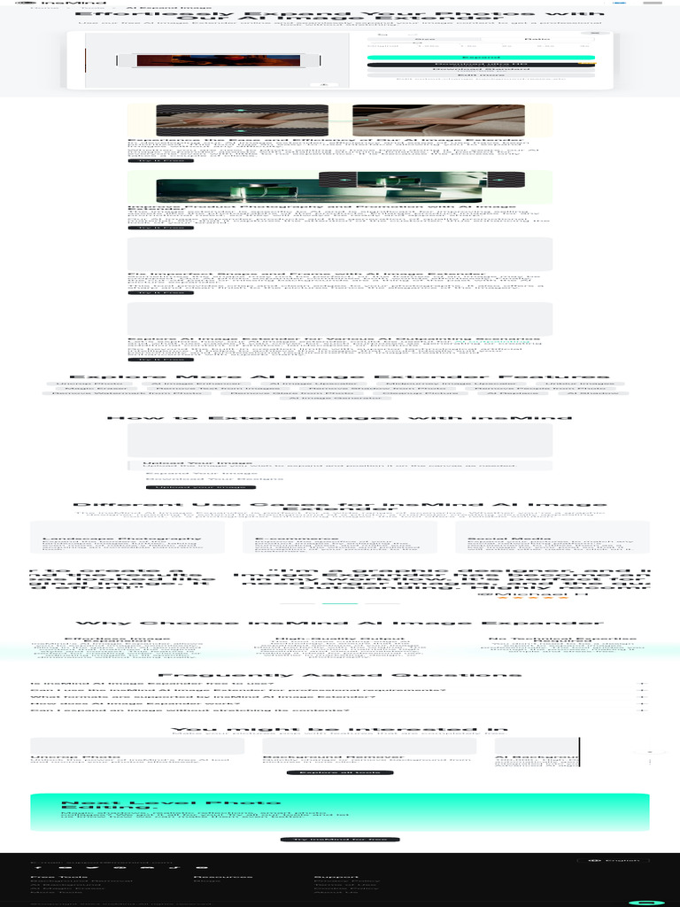 AI Image Extender Expand Photos by AI Outpainting InsMind 2 | PDF ...
