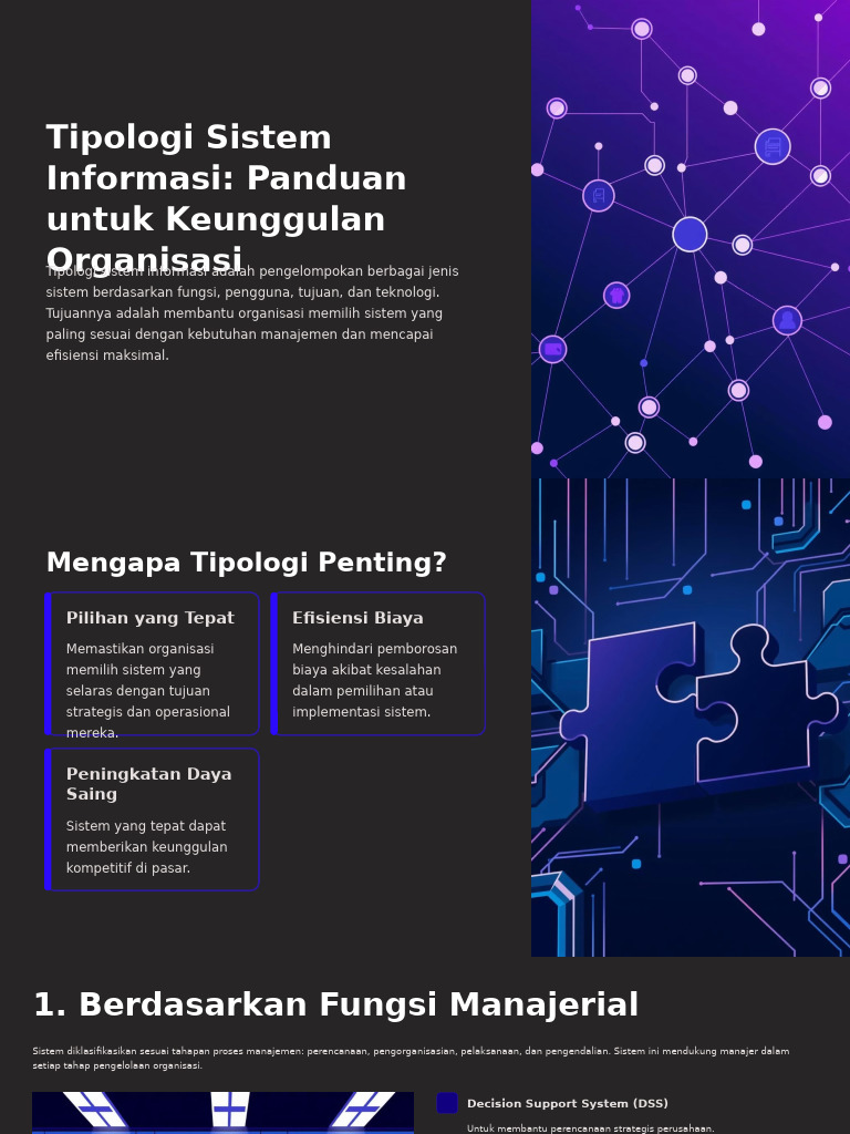 Tipologi Sistem Informasi Panduan Untuk Keunggulan Organisasi | PDF