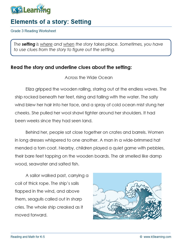 Grade 3 Story Setting 7lk | PDF