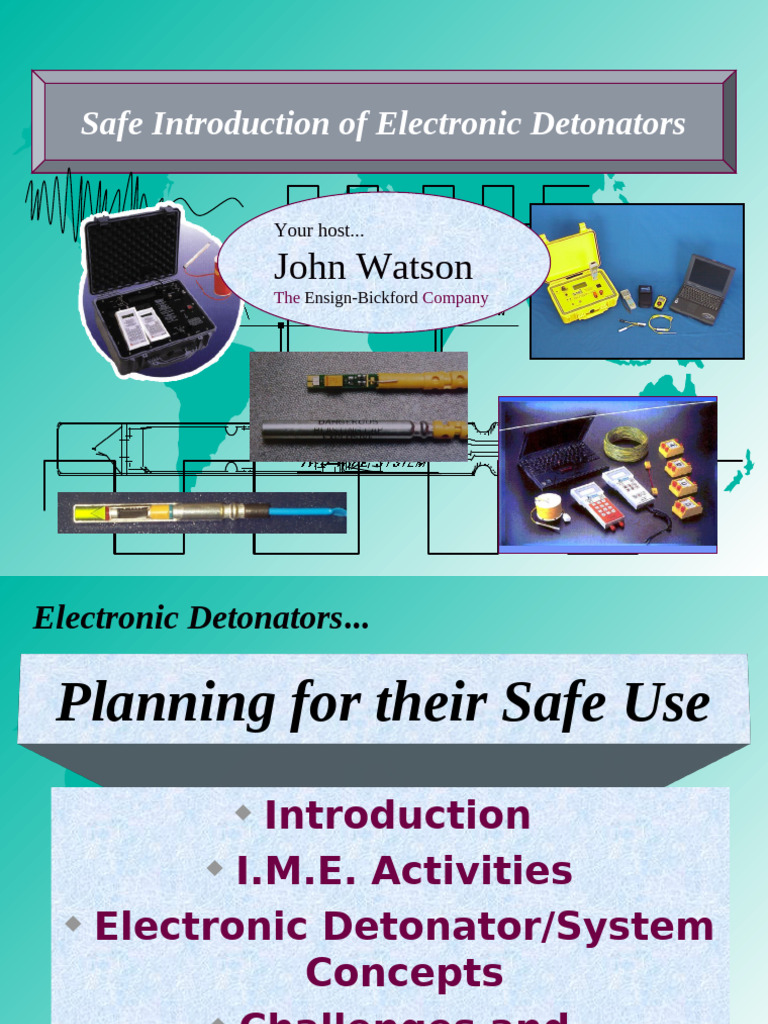 Electronic Detonators | PDF | Electrical Connector | Electricity