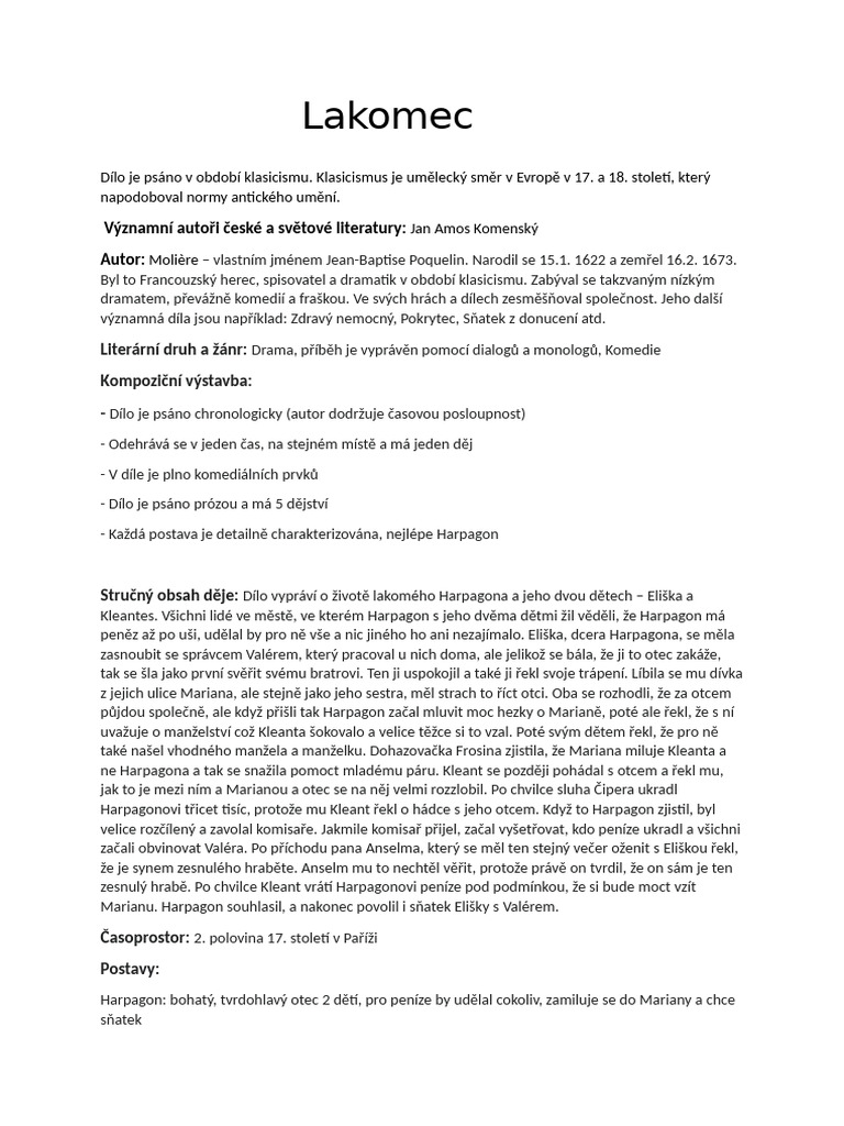 Lakomec 2 | PDF