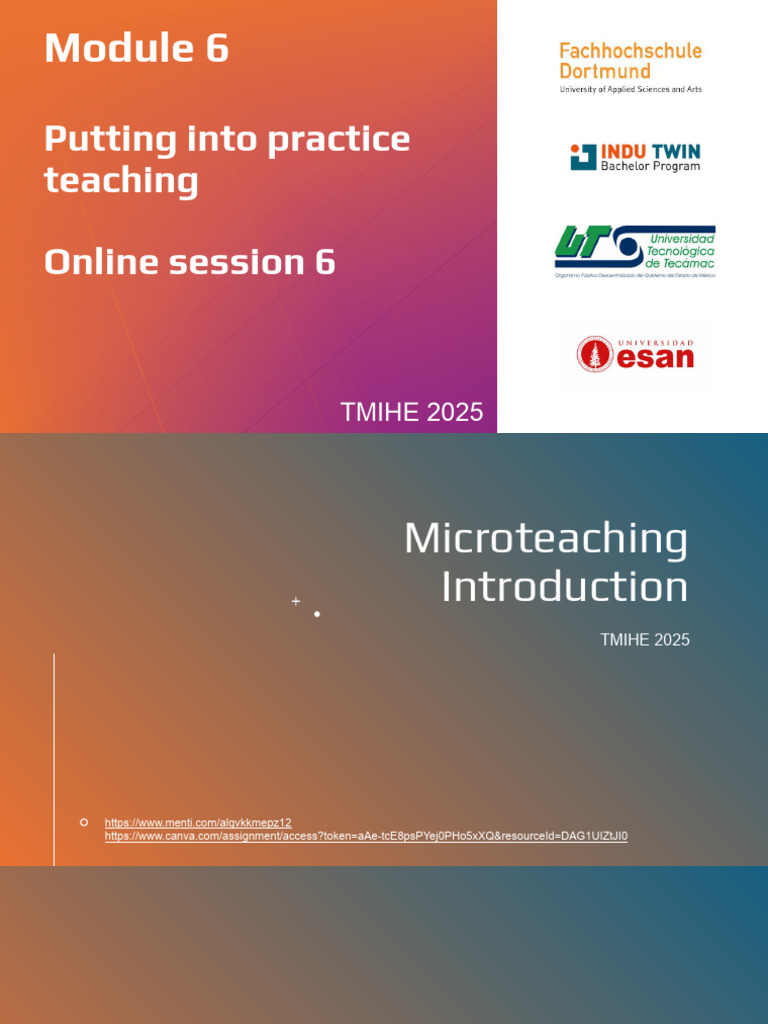 Micro Teaching Guidelines | PDF | Lesson Plan | Learning