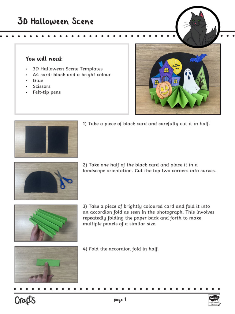 T 1750337805 Halloween 3d Scene Craft Ver 1 | PDF