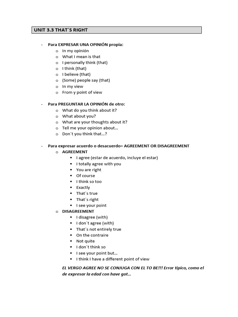 Unit 3.3 A1 | PDF