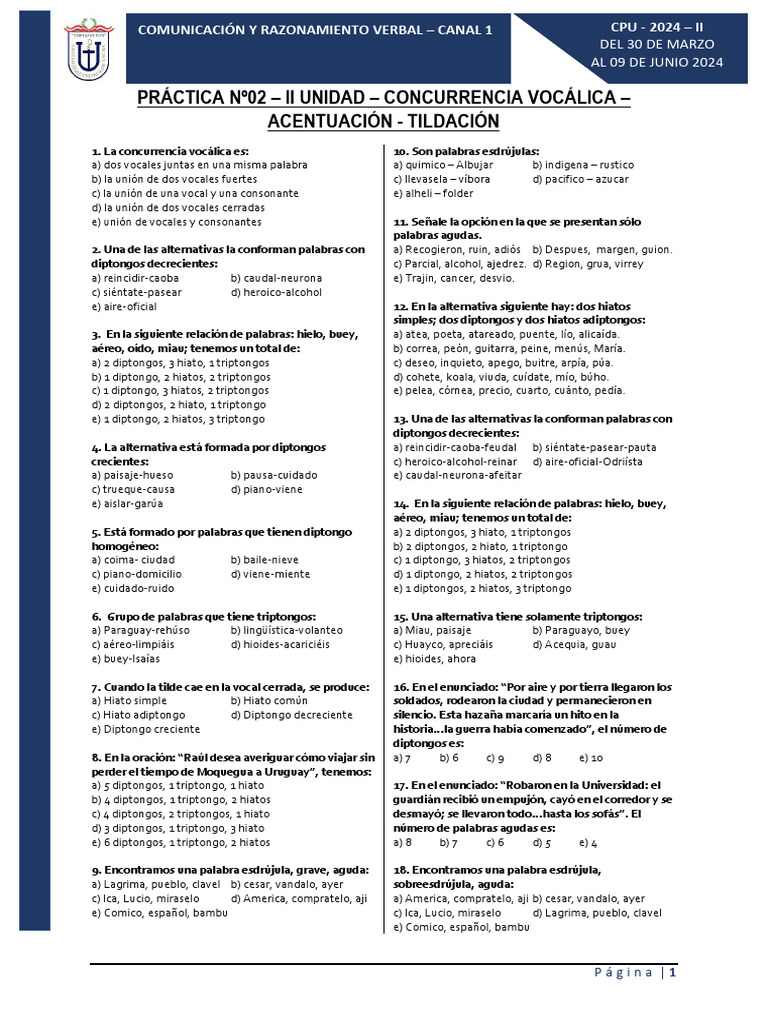 Práctica Nº02 II | PDF | Fonética | Voz humana