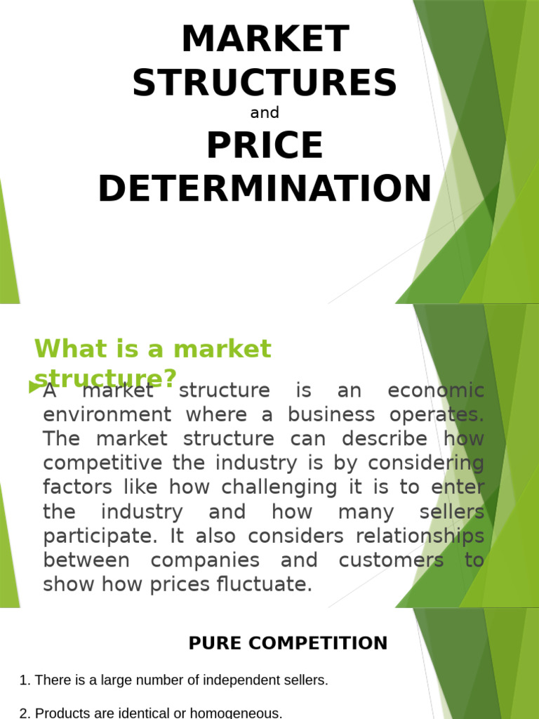 Market Strcture and Price Output Determination | PDF | Monopoly ...