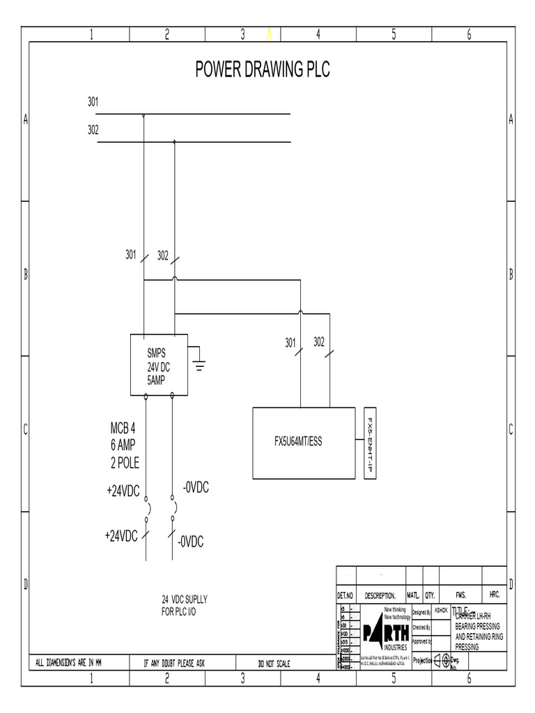 Power Drawing PLC: +24VDC - 0VDC | PDF