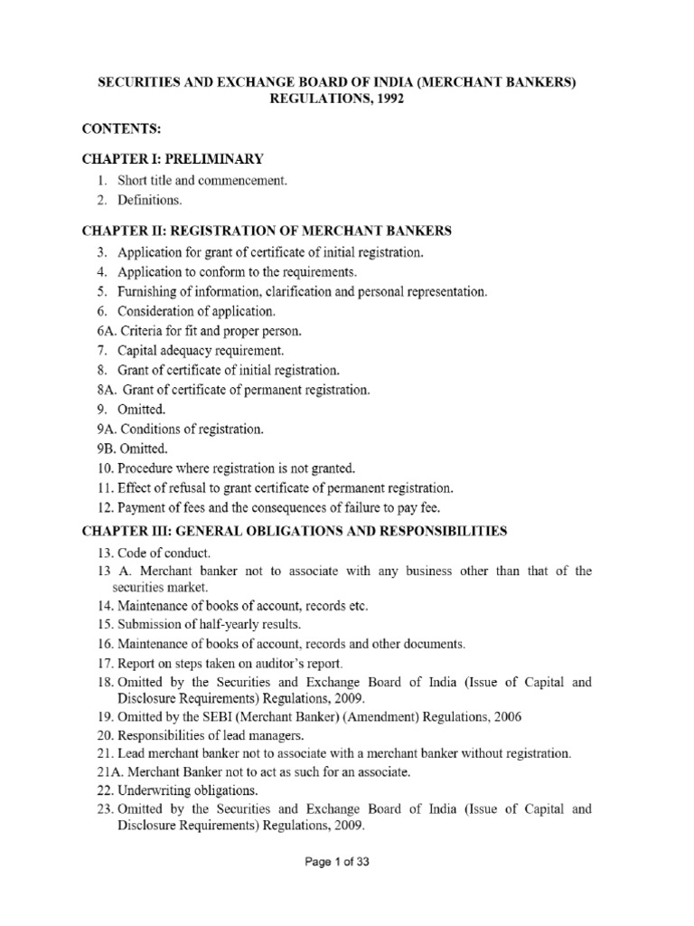 SEBI _ Securities and Exchange Board of India (Merchant Bankers ...