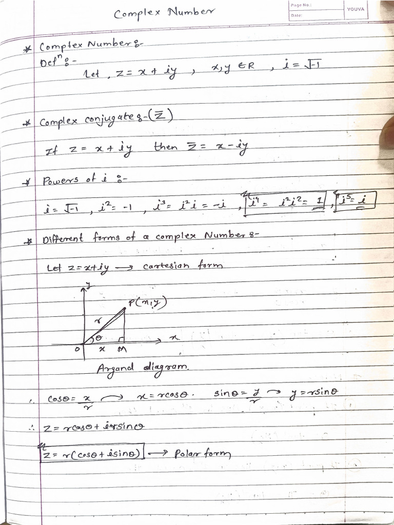 Maths Module 1 - Complex Numbers | PDF