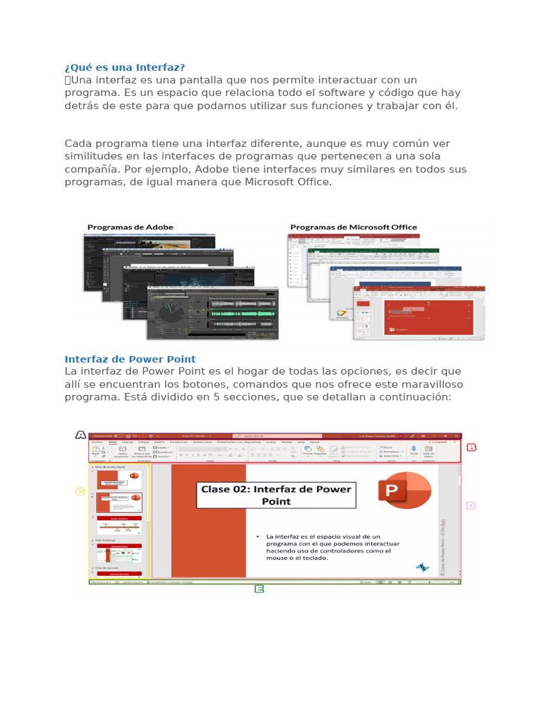 Qué es una Interfaz de Programa | PDF