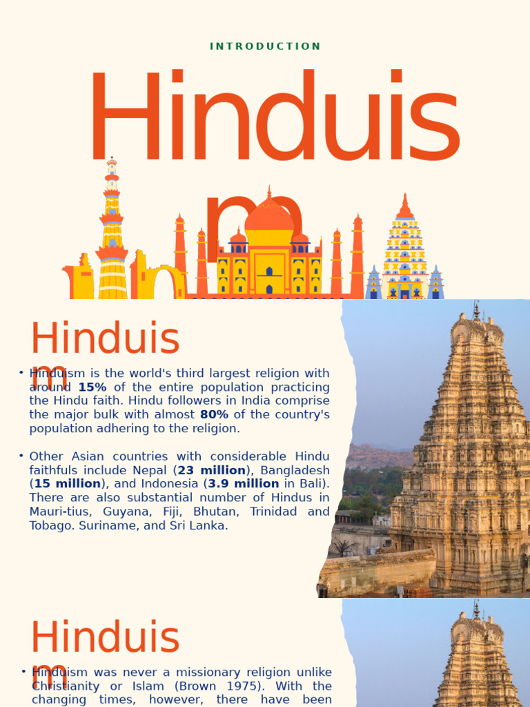Hinduism Presentation Chacha 1 | PDF | Vedas | Hindu Deities