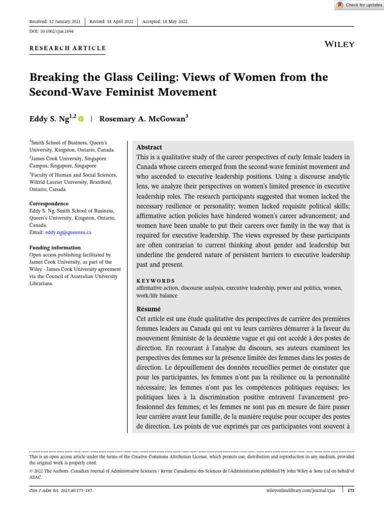 Women Leaders and Second-Wave Feminism | PDF | Feminism | Gender Studies