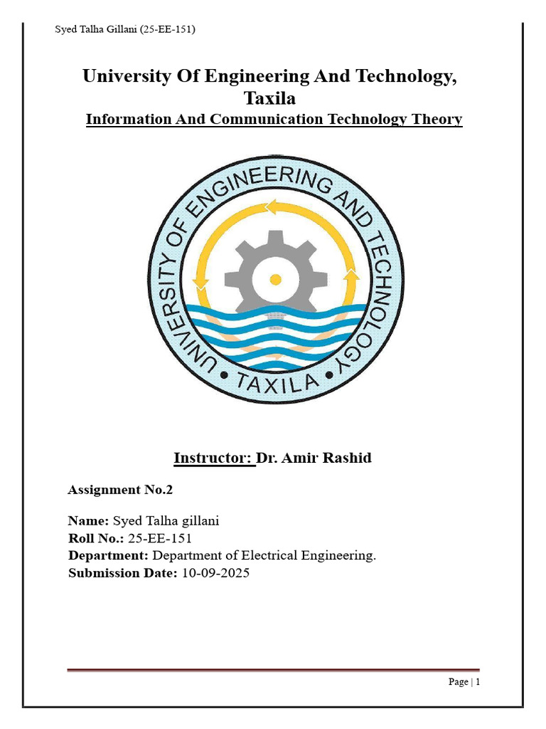 Syed Talha Gillani 151ee | PDF | Information Retrieval | Artificial ...