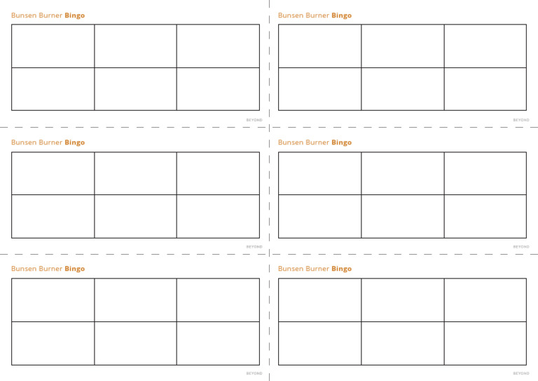Key Word Bingo Templates | PDF