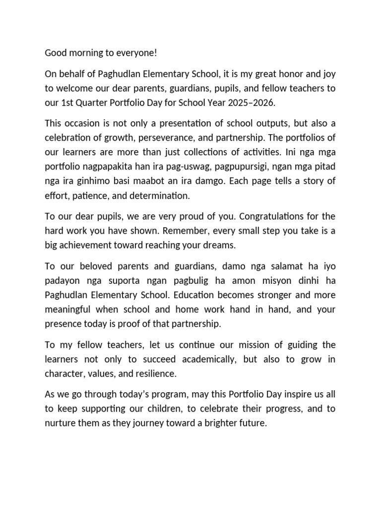 Welcome to Portfolio Day 2025-2026 | PDF
