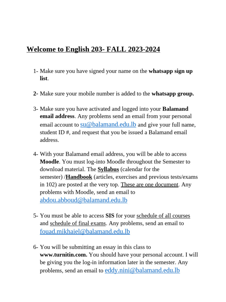 English 203 Fall 2023 Course Guide | PDF