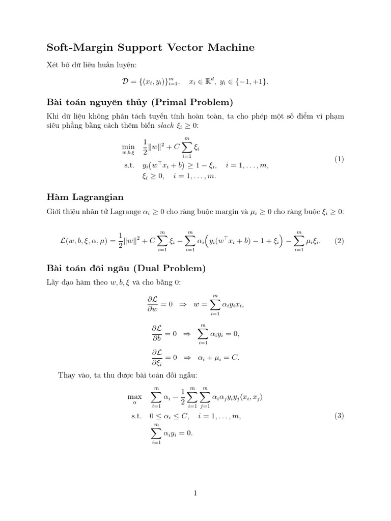 Soft Margin SVM | PDF