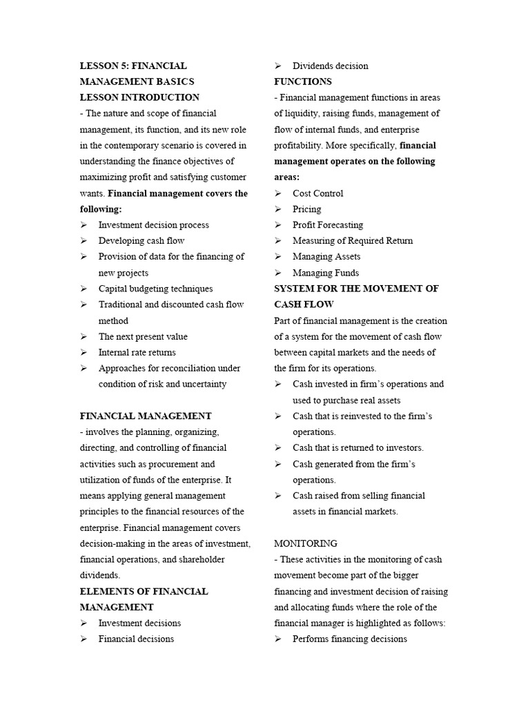 Lesson 5 | PDF | Equity (Finance) | Investing