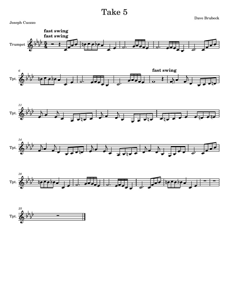 Take Trumpet Redone | PDF
