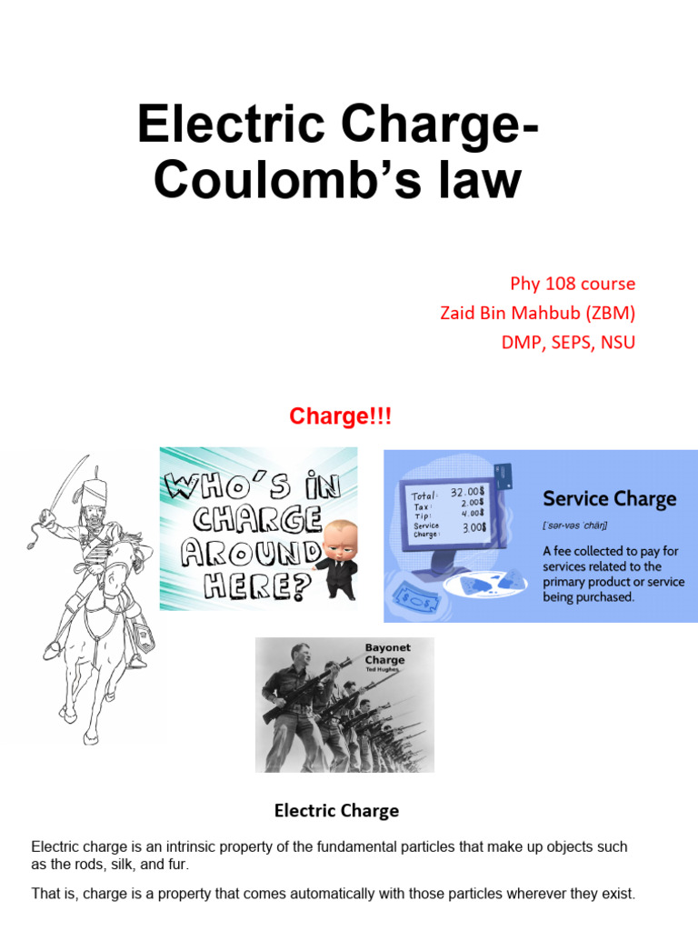 Electric Charge Coulomb 01-1 | PDF | Electric Charge | Force