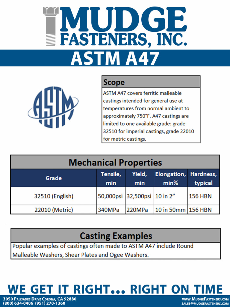 Astm A47 | PDF