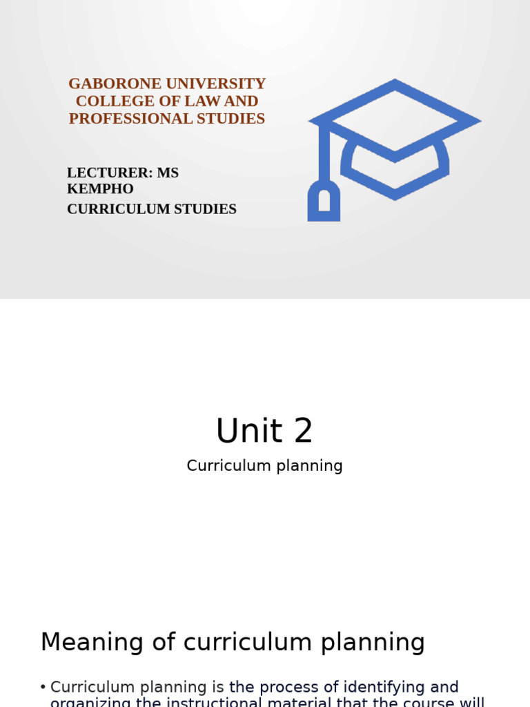 UNIT 2 Early Childhood | PDF | Curriculum | Behavior Modification