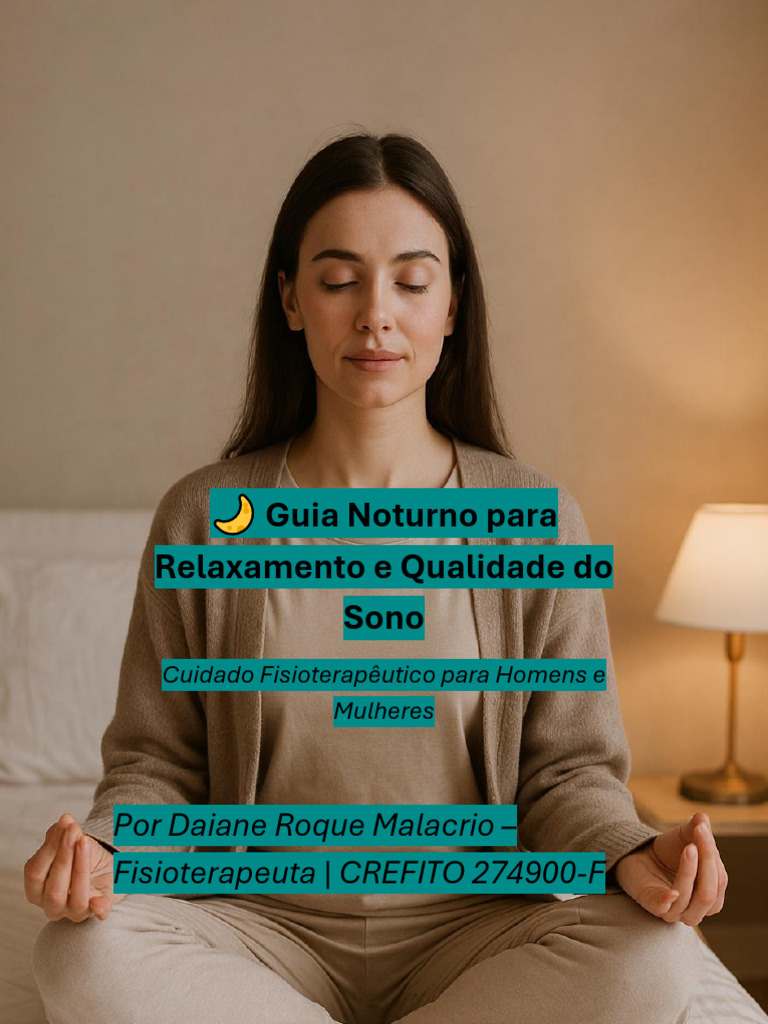 Rotina Noturna para Relaxamento e Sono | PDF | Dormir | Dor