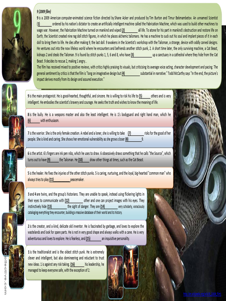 "9 (2009 Film) Overview and Analysis" | PDF