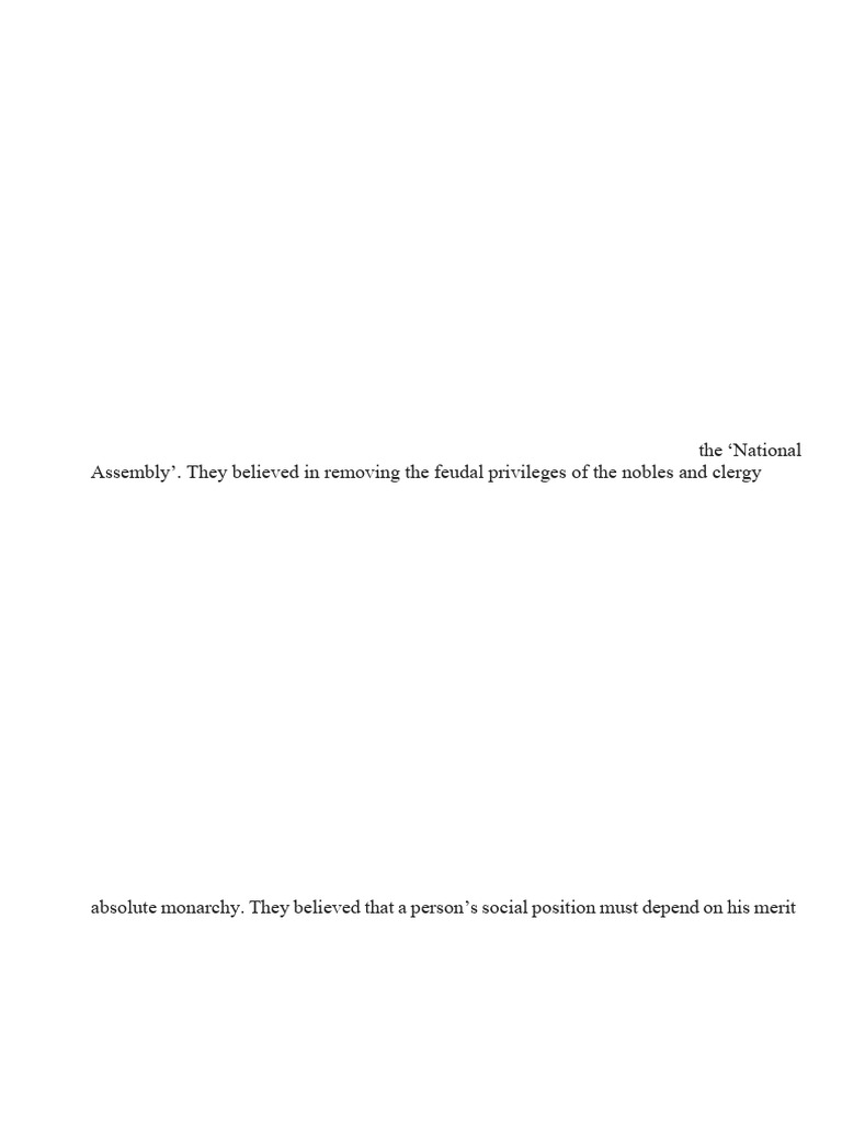 French Revolution Ques & Ans | PDF | Reign Of Terror | French Revolution