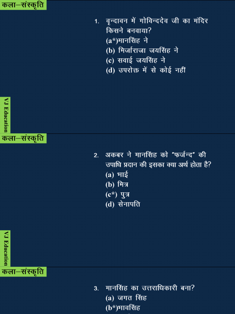Rajasthan GK Question Bank | PDF