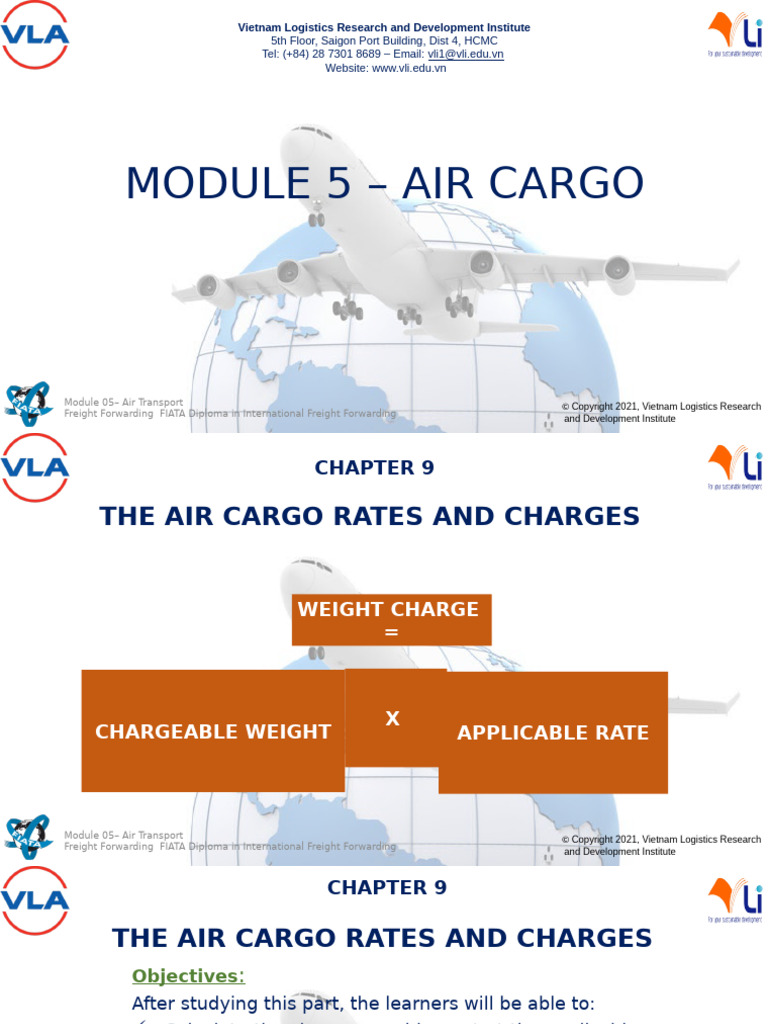 Air Cargo Rates and Chargeable Weight Guide | PDF | Cargo | Volume