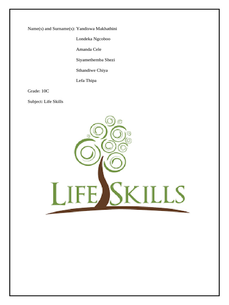 Life Skills Academic Essay | PDF