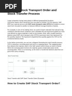 Stock Transport Scheduling in SAP S4 HANA | PDF | Information ...